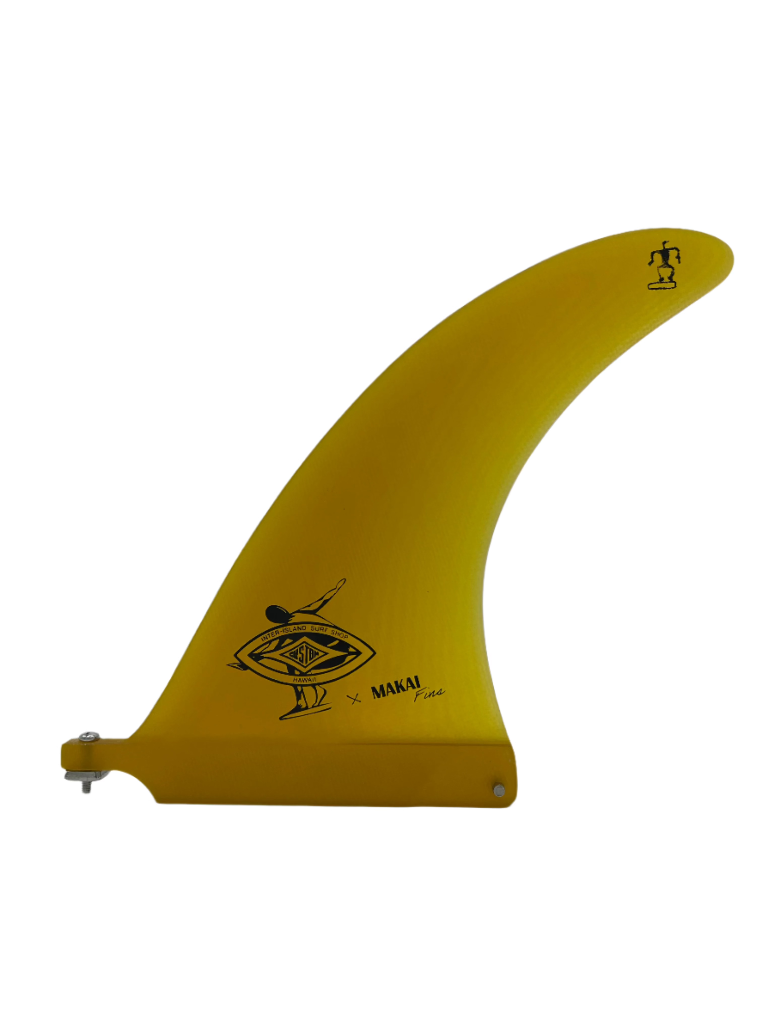 Single Fin The Lango 7.5" - Yellow – Makai Fins